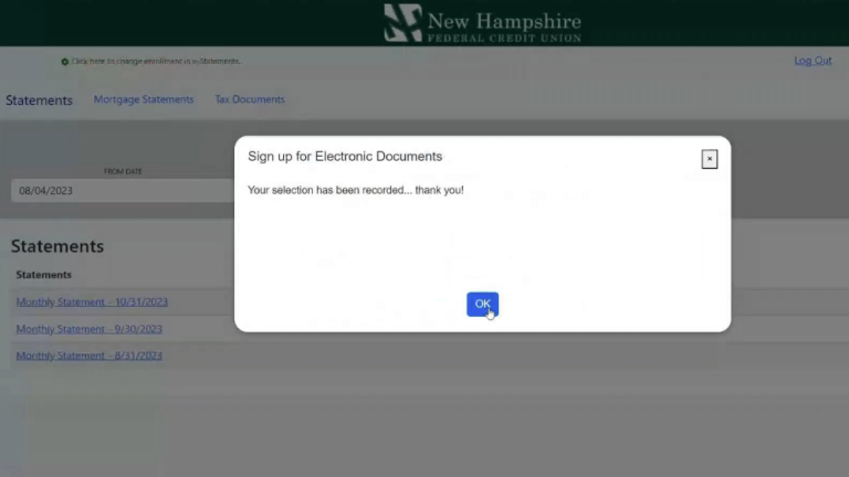 Setting Up e-statements - NHFCU – Capital Area’s Favorite Credit Union